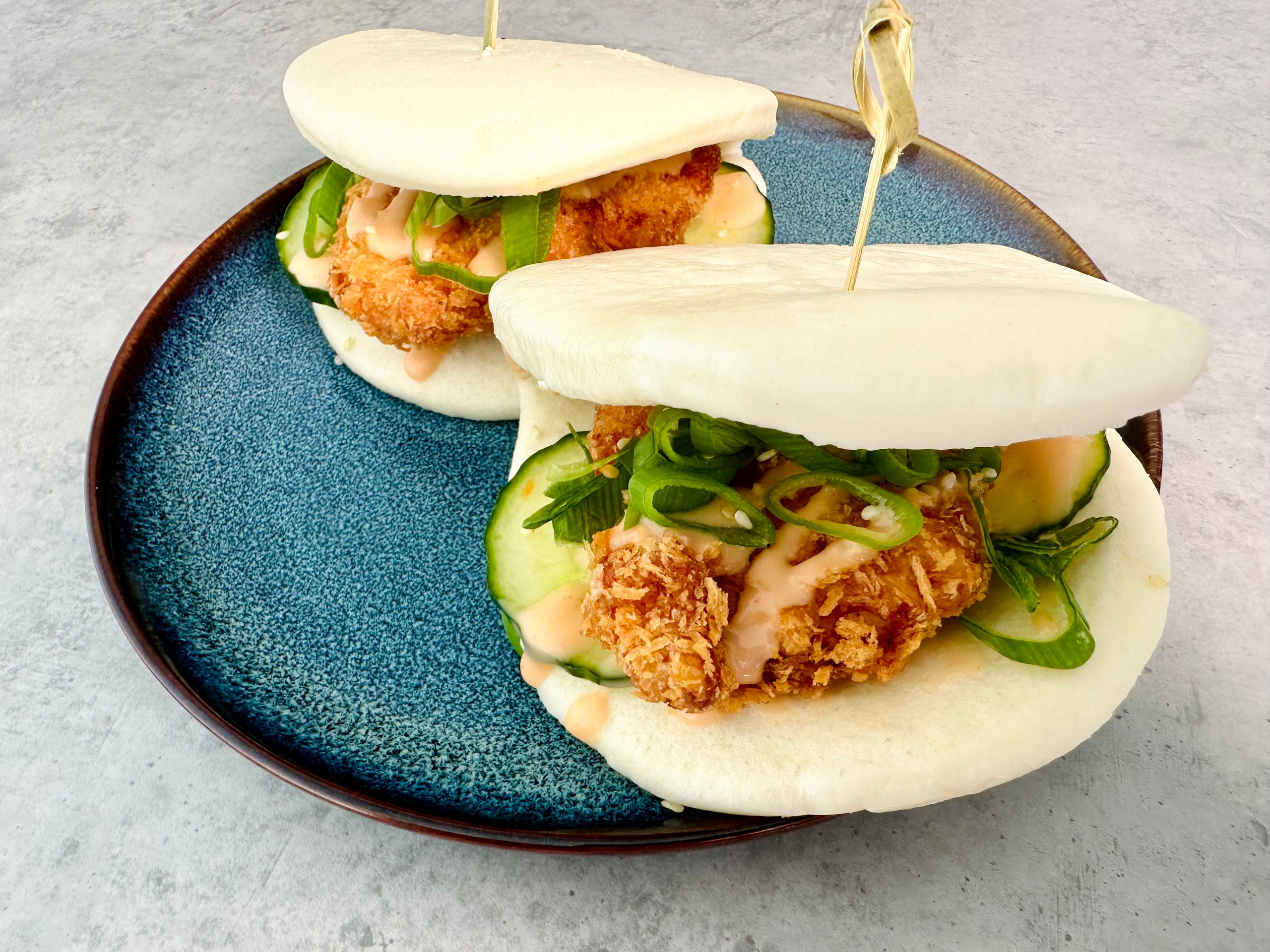 Chicken Katsu Bao Buns (2) 🌶️ | Yatai